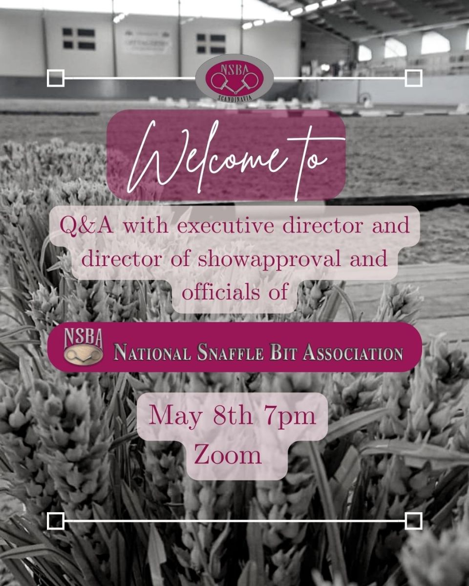Q&A with Nsba Usa – National Snaffle Bit Association Scandinavia